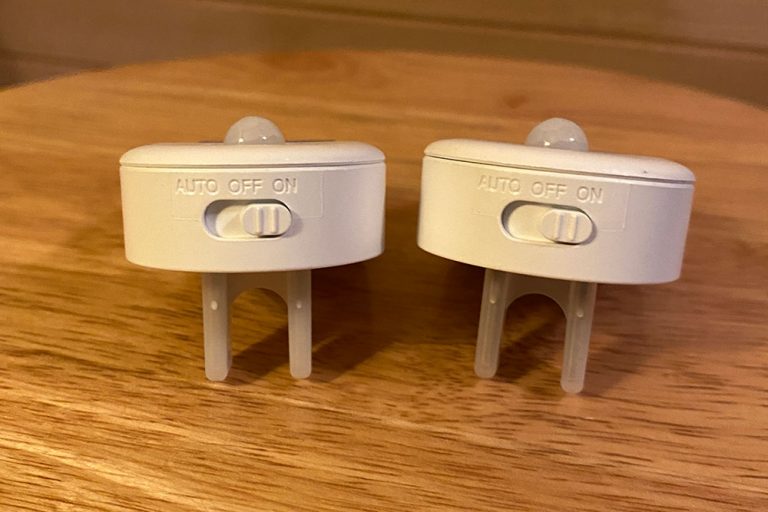 Red Motion Sensor LED Night Light – Set of 2 – Midwest Red Light Therapy